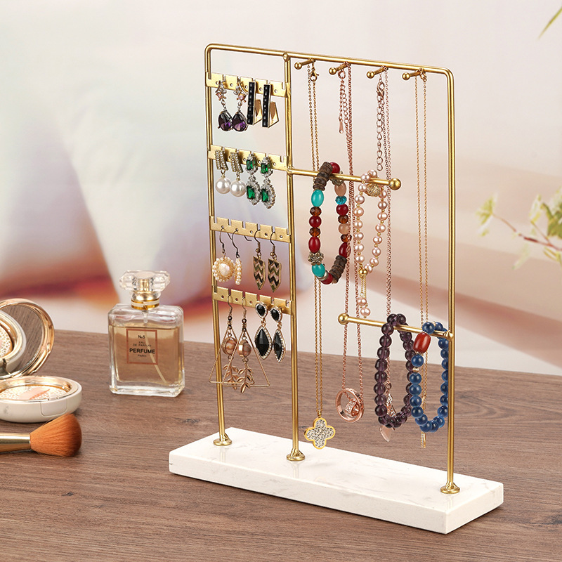Gold jewelry display store