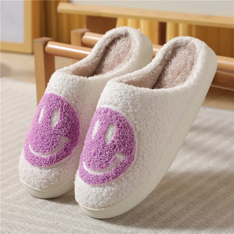 Wholesale Autumn Winter Women Plus Size Cartoon Cute Smiley Plush Home ...