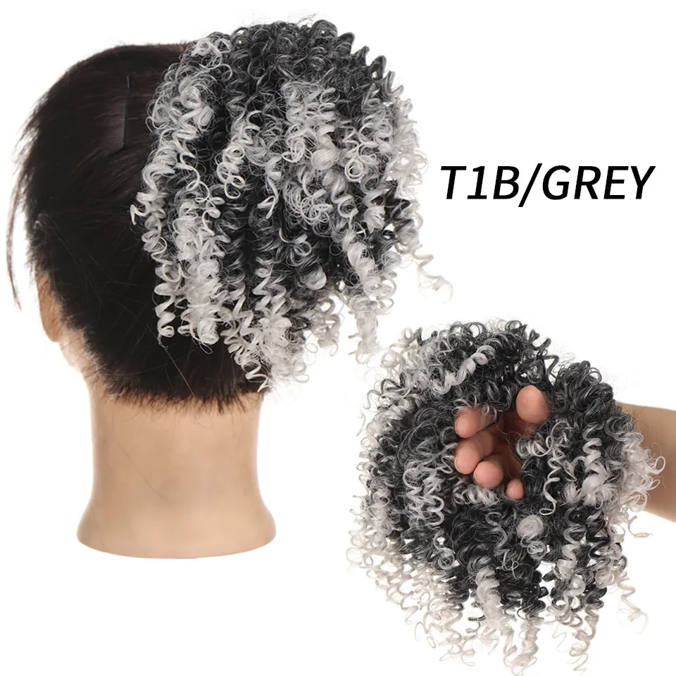 Wholesale Women Fashion Curly Hair Wig Bun