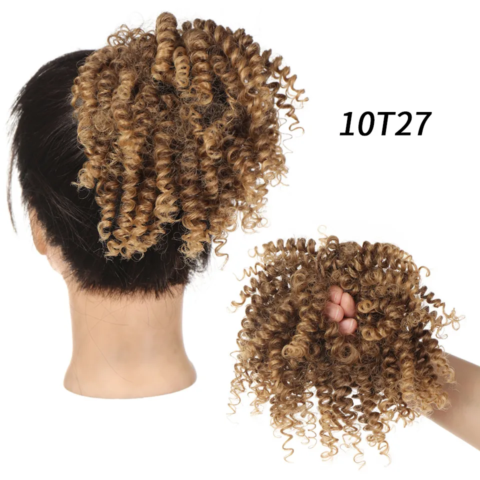 Wholesale Women Fashion Curly Hair Wig Bun